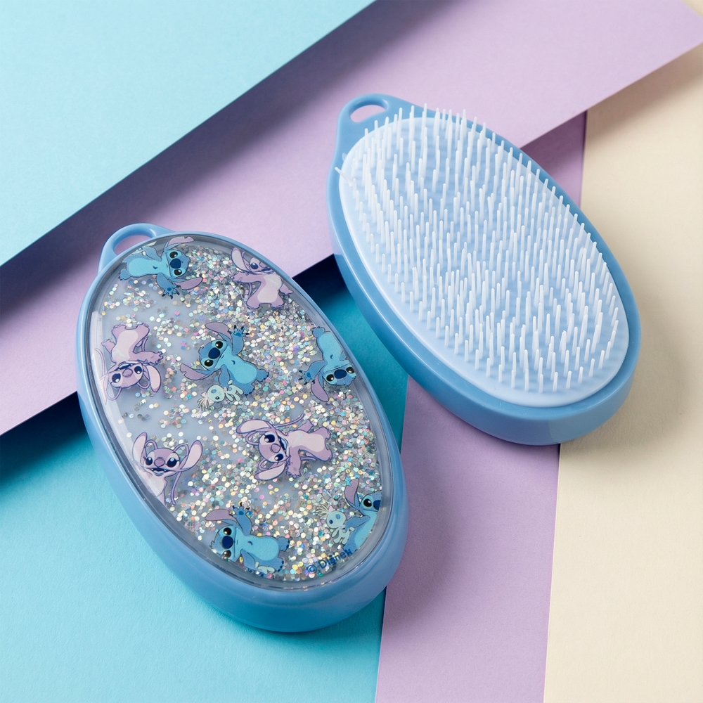 Disney Stitch Detangler Hair Brush hairbrush with glitter | notino.co.uk