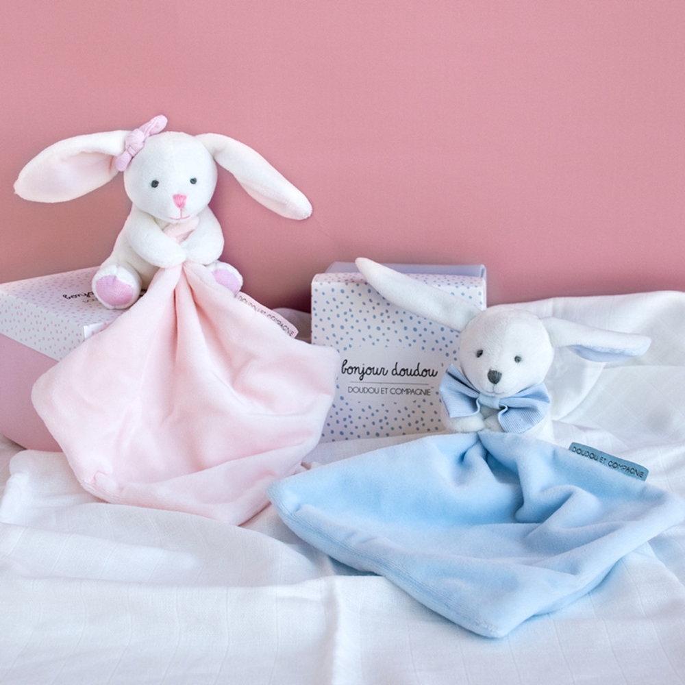 Doudou Gift Set Pink Rabbit gift set for children from birth | notino.co.uk