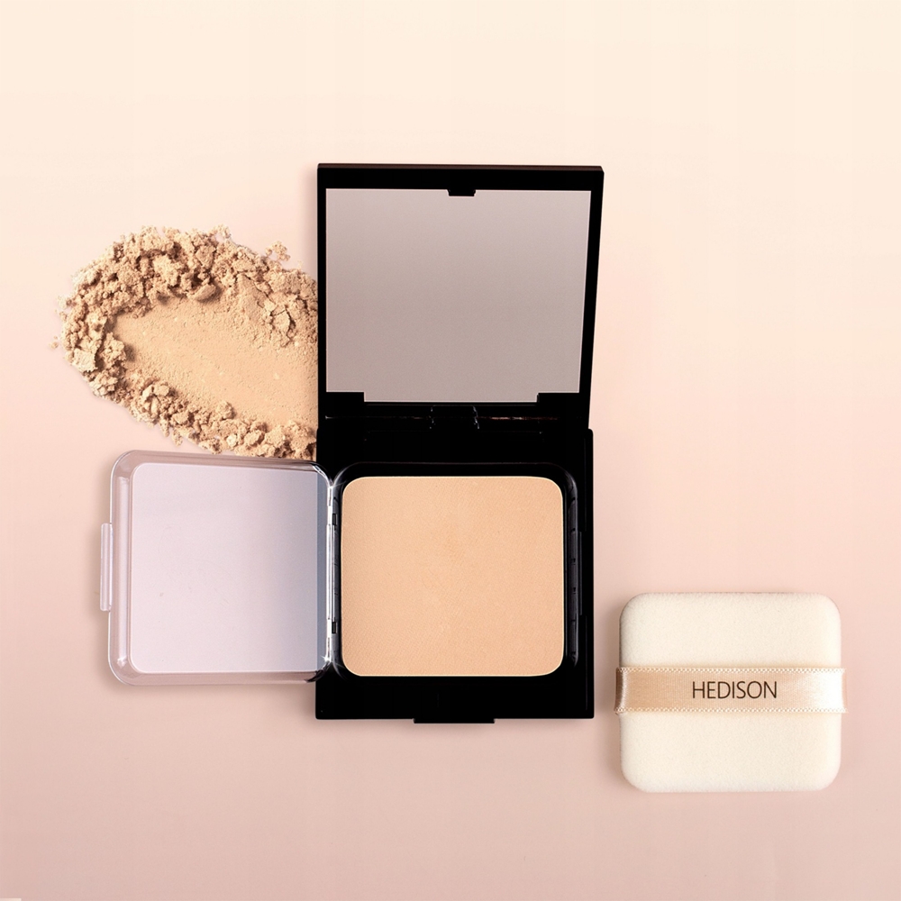 Dr. HEDISON Velvet Cover Finish Compact compact foundation for full ...