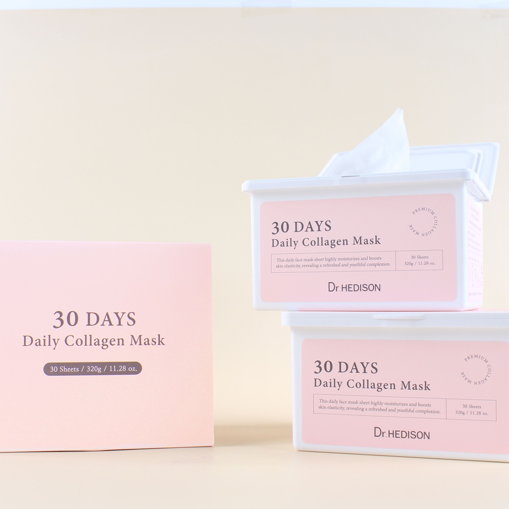 Dr. HEDISON 30 Days Daily Collagen Mask Sheet Mask with collagen ...