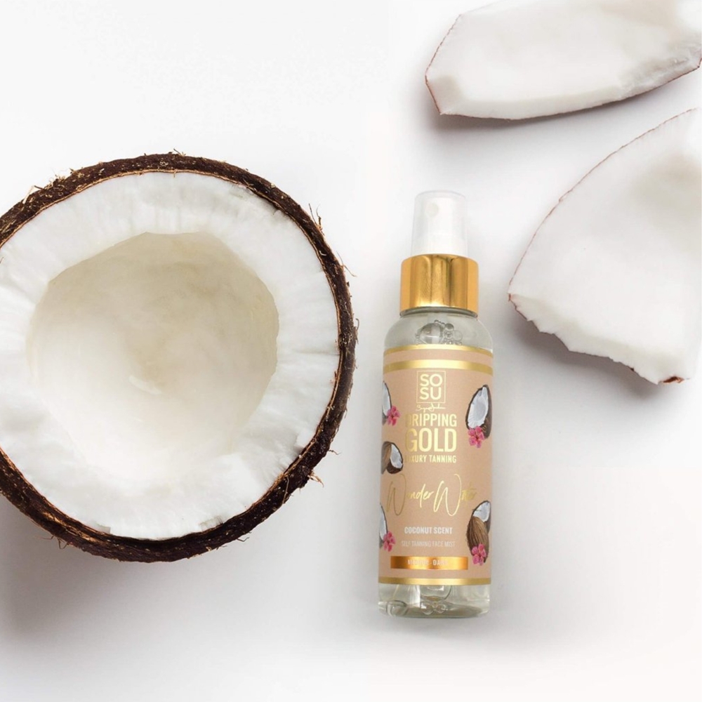 Dripping Gold Wonder Water Coconut spray abbronzante per il viso ...