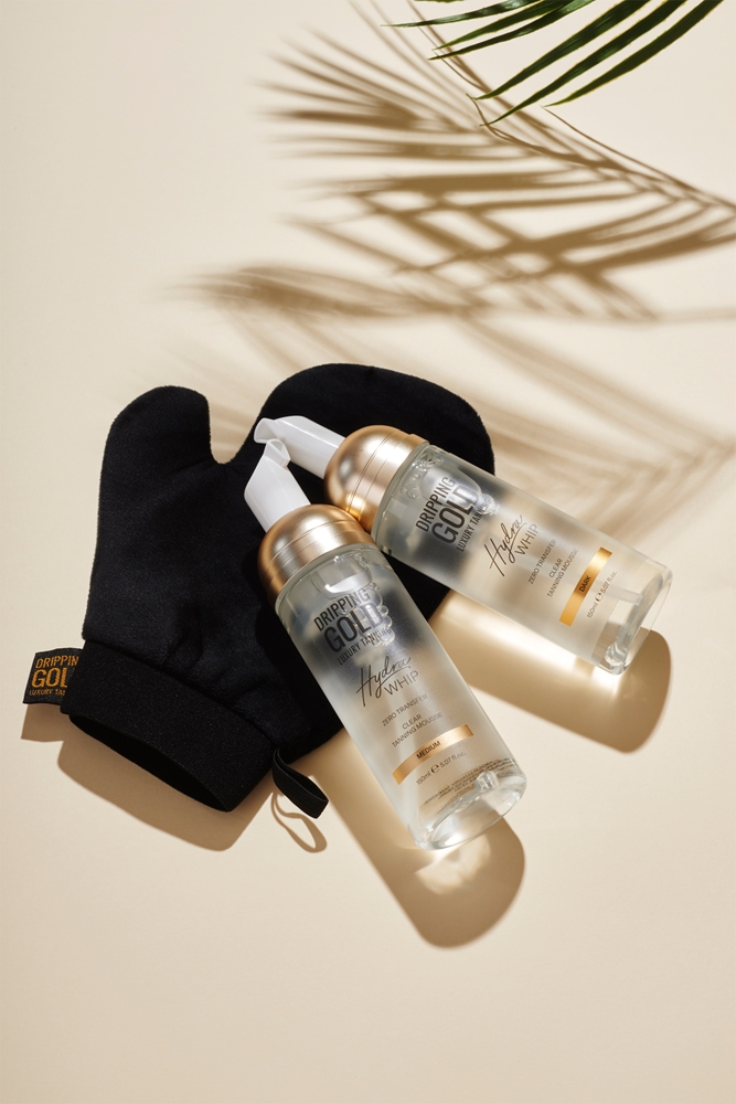 Dripping Gold Luxury Tanning Hydra Whip transparent self-tanning mousse ...