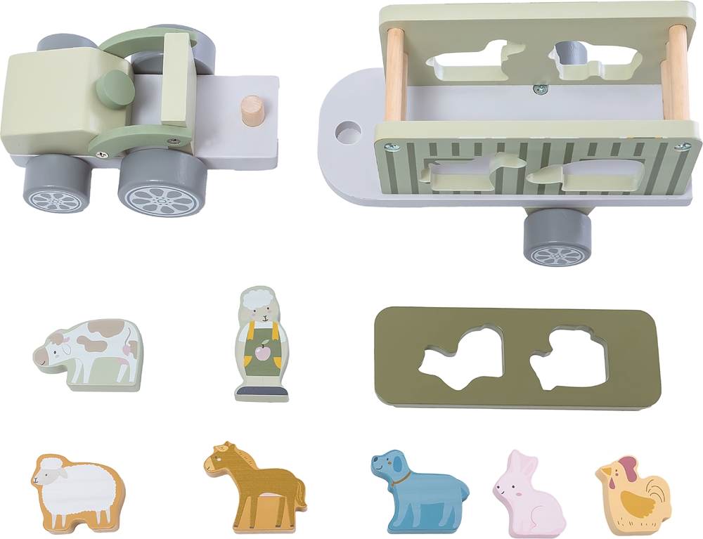 2Kids Toys Wooden Car with Animals sada hraček ze dřeva | notino.cz