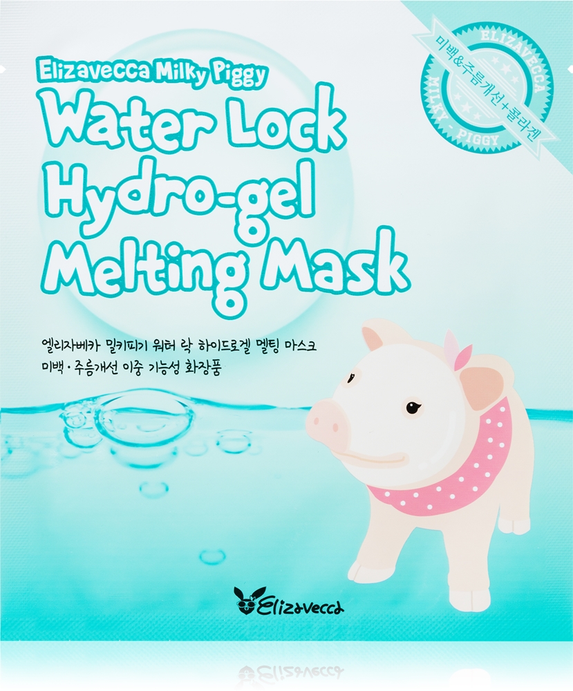 Elizavecca Milky Piggy Water Lock Hydro-gel Melting Mask intenzivní hydrogelová maska pro ...