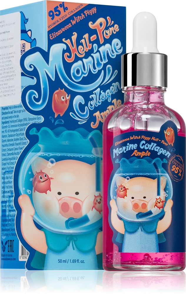 Elizavecca Witch Piggy Hell-Pore Marine Collagen Ample Light Serum with ...