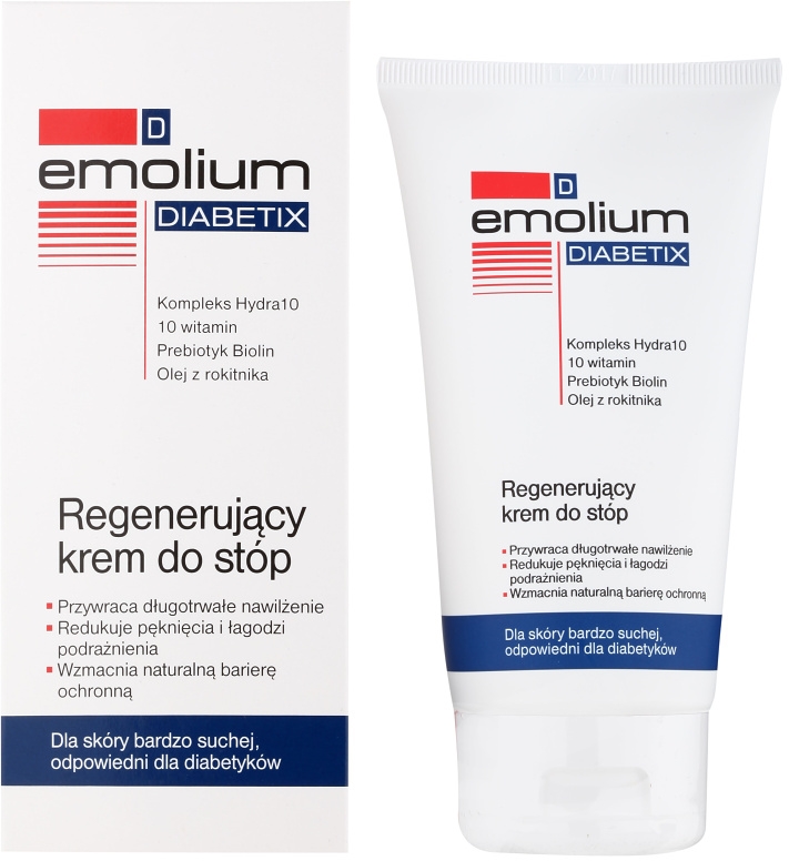 Emolium Body Care Diabetix creme regenerador para pés com efeito ...