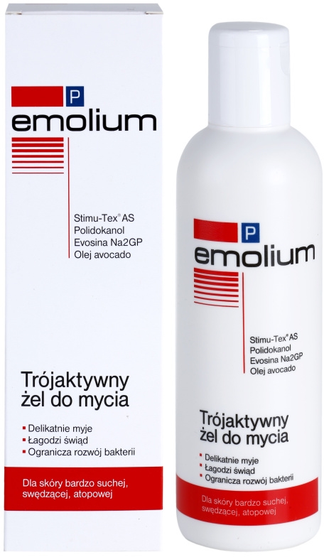 Emolium Wash & Bath P Shower Gel with Triple Effect | notino.se