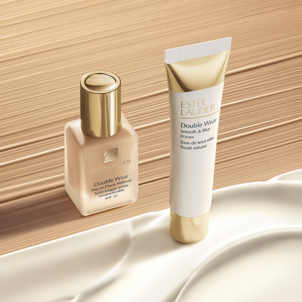 Estée Lauder Double Wear Smooth and Blur Primer mattifying foundation ...