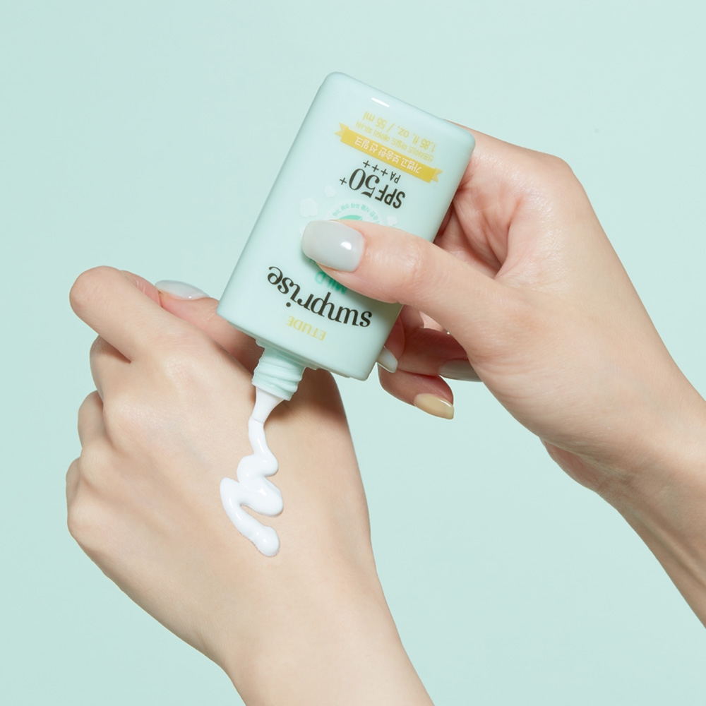 ETUDE Sunprise Mild Airy Finish Mineral Protective Face Fluid SPF 50 ...