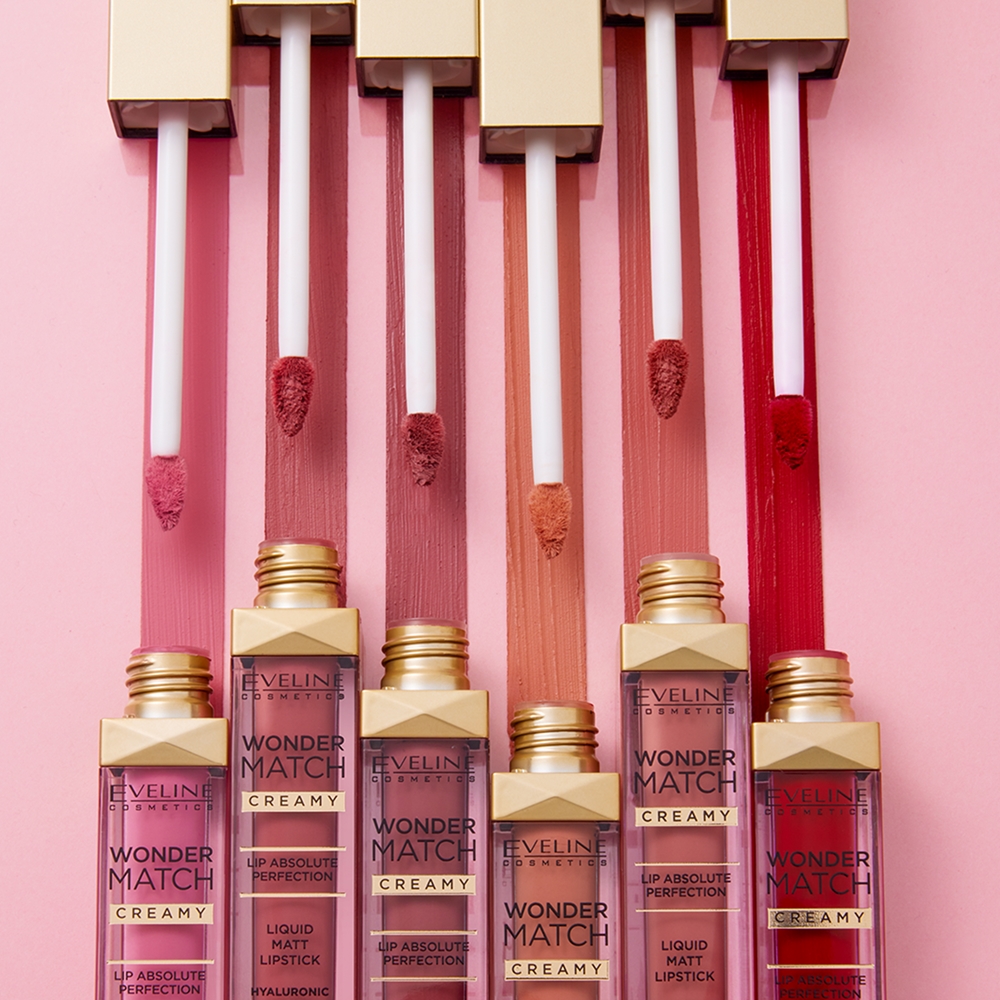 Eveline Cosmetics Wonder Match long-lasting matt liquid lipstick with ...