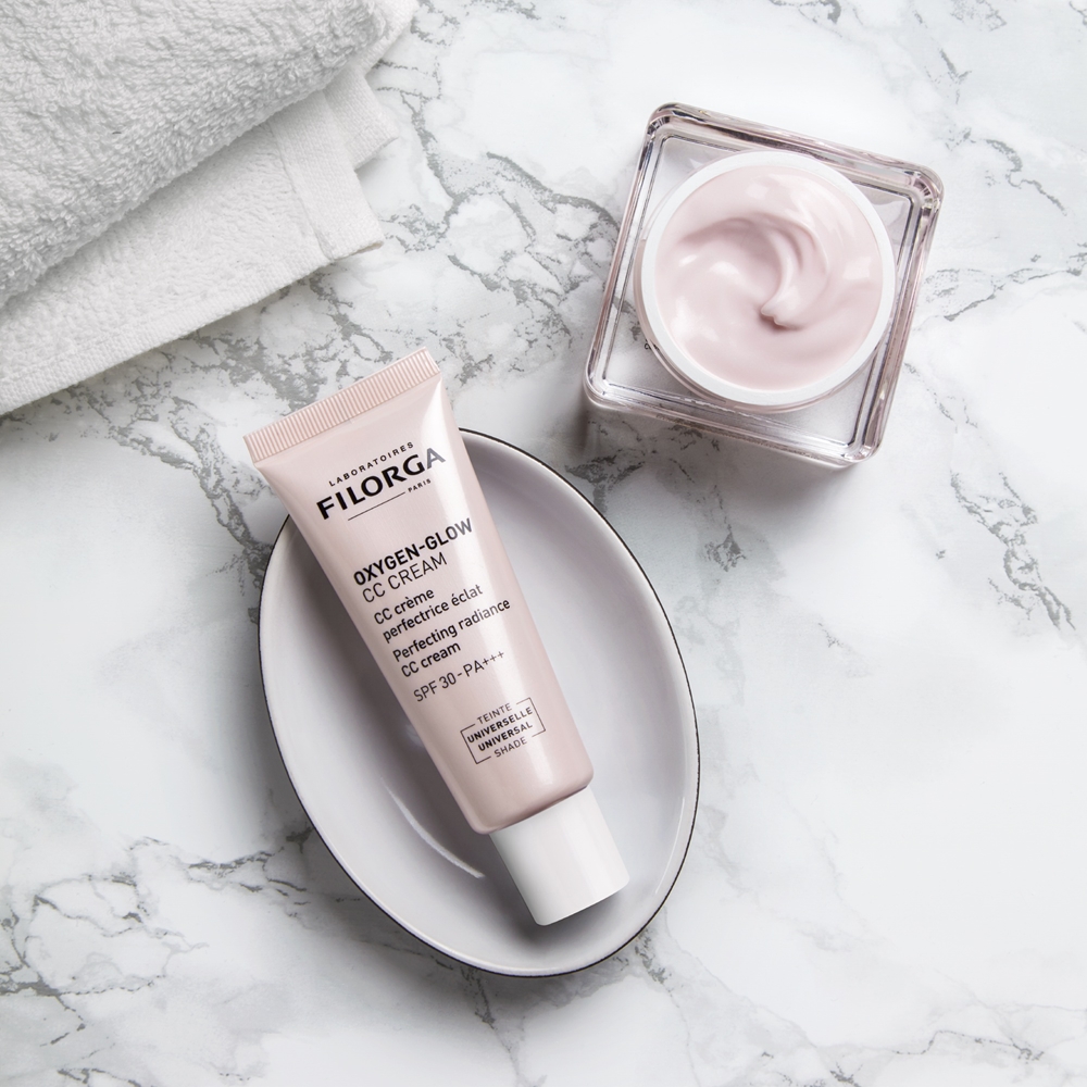 FILORGA OXYGEN-GLOW CC CREAM CC crème pour une peau lumineuse et lisse ...