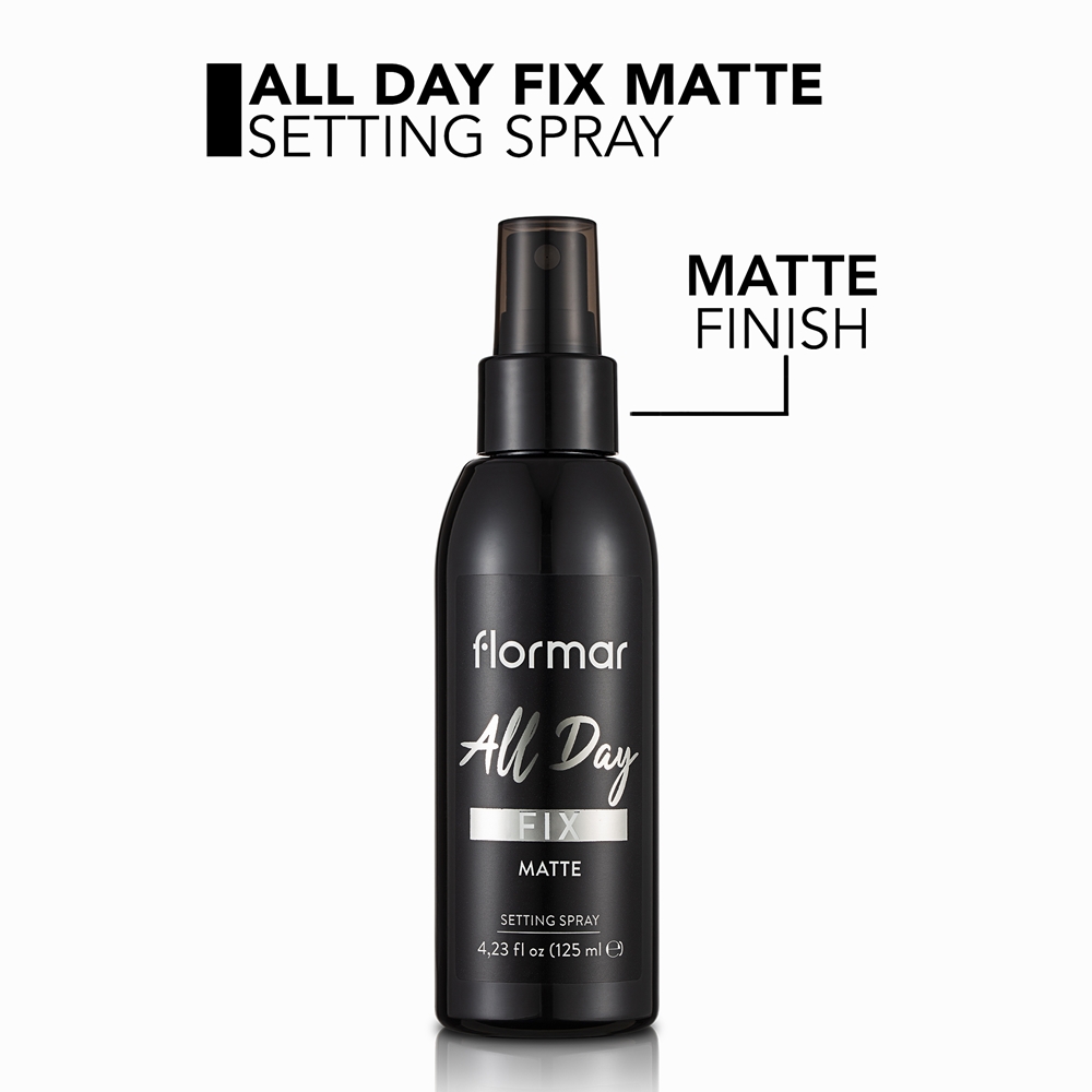 flormar All Day Fix Matte spray fijador de maquillaje matificante ...