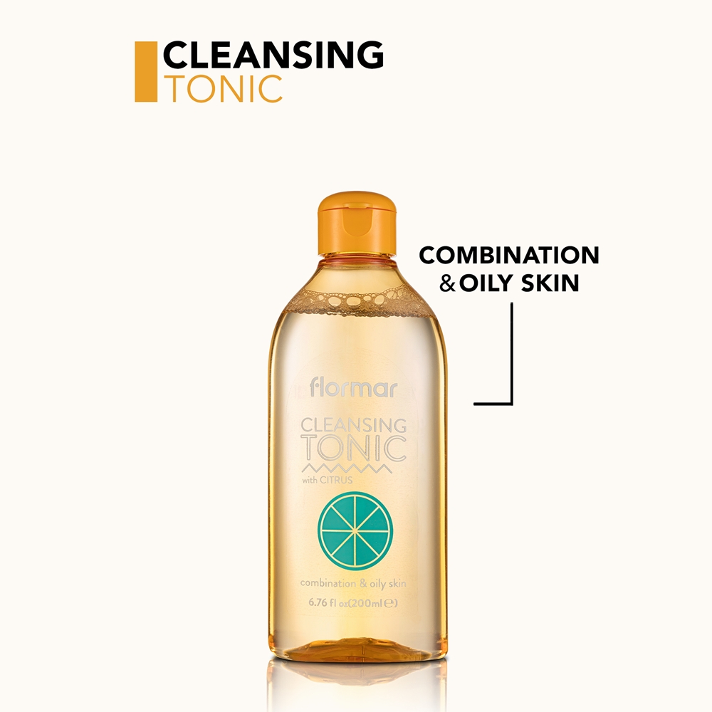 flormar Combination & Oily Skin Cleansing Tonic deep-cleansing toner ...