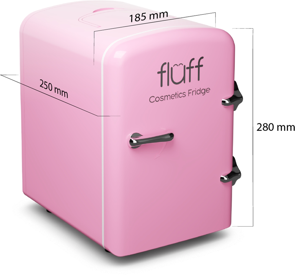 Fluff Cosmetics Fridger Pink mini frigorífico para cosméticos | notino.pt