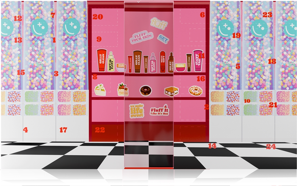 Fluff Christmas Glow Advent Calendar calendrier de l'Avent | notino.fr