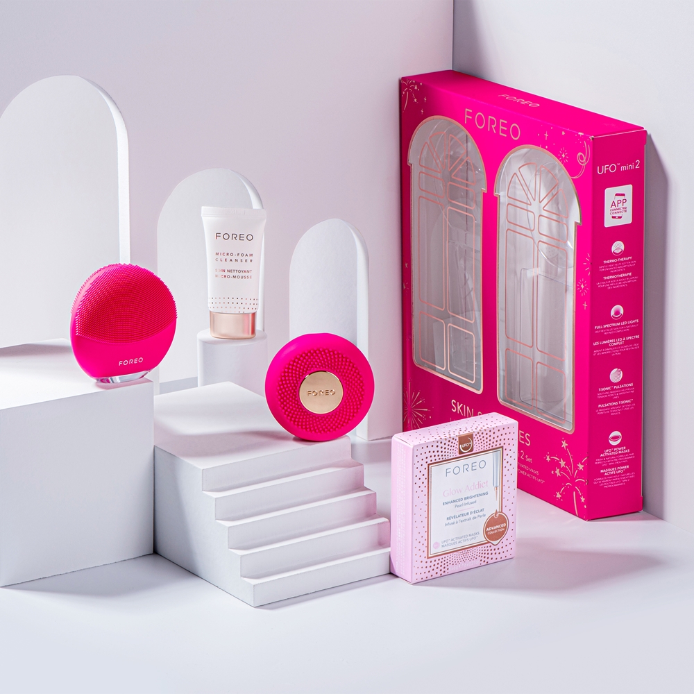 FOREO Skin Supremes LUNA™ mini 3 & UFO™ mini 2 Set kit per la cura del ...