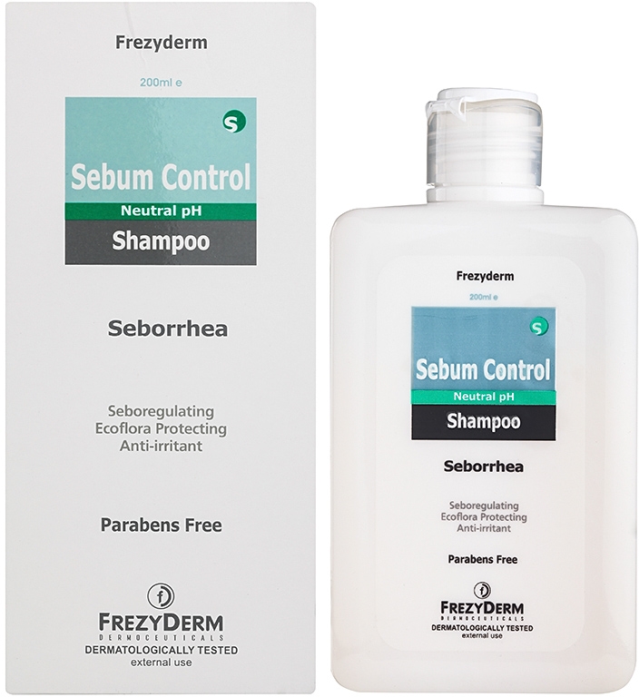 Frezyderm Sebum Control Shampoo gegen übermäßig fettende Kopfhaut ...
