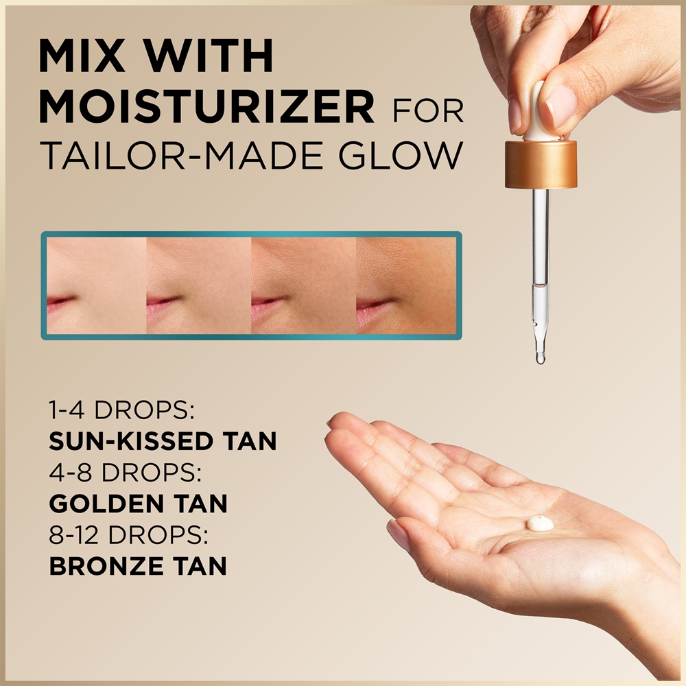 Garnier Ambre Solaire Natural Bronzer self-tanning drops for the face ...