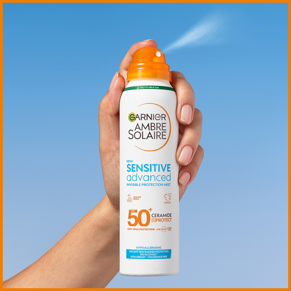 Garnier Ambre Solaire Sensitive Advanced sun mist spray for very ...