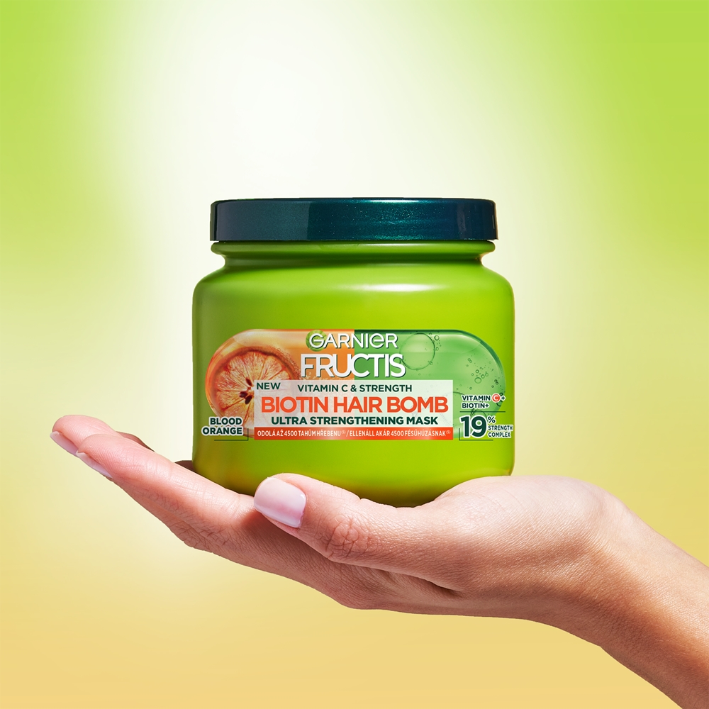 Garnier Fructis Vitamin & Strength deep strengthening hair mask ...