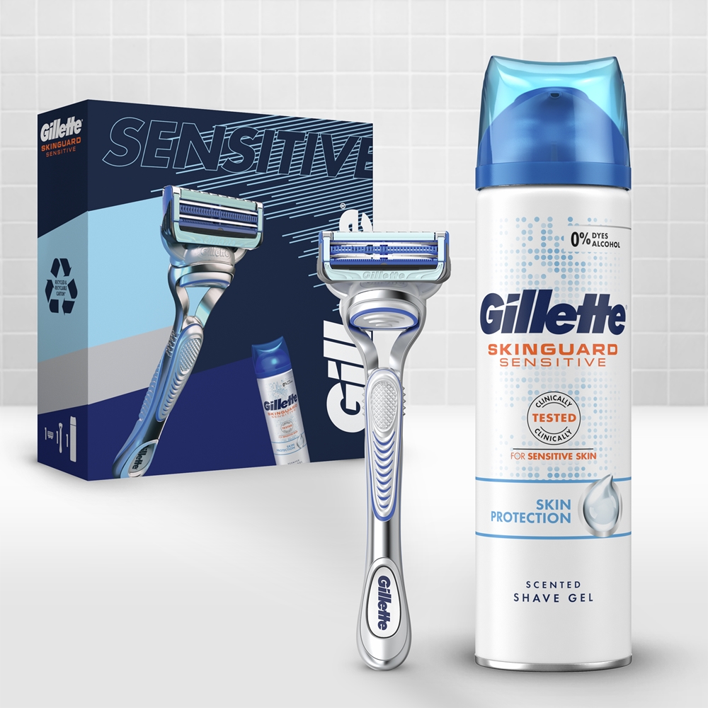 Gillette Skinguard Sensitive Gift Set for men | notino.ie