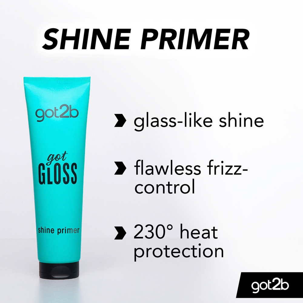 got2b got Gloss Shine Primer smoothing cream for heat hairstyling ...