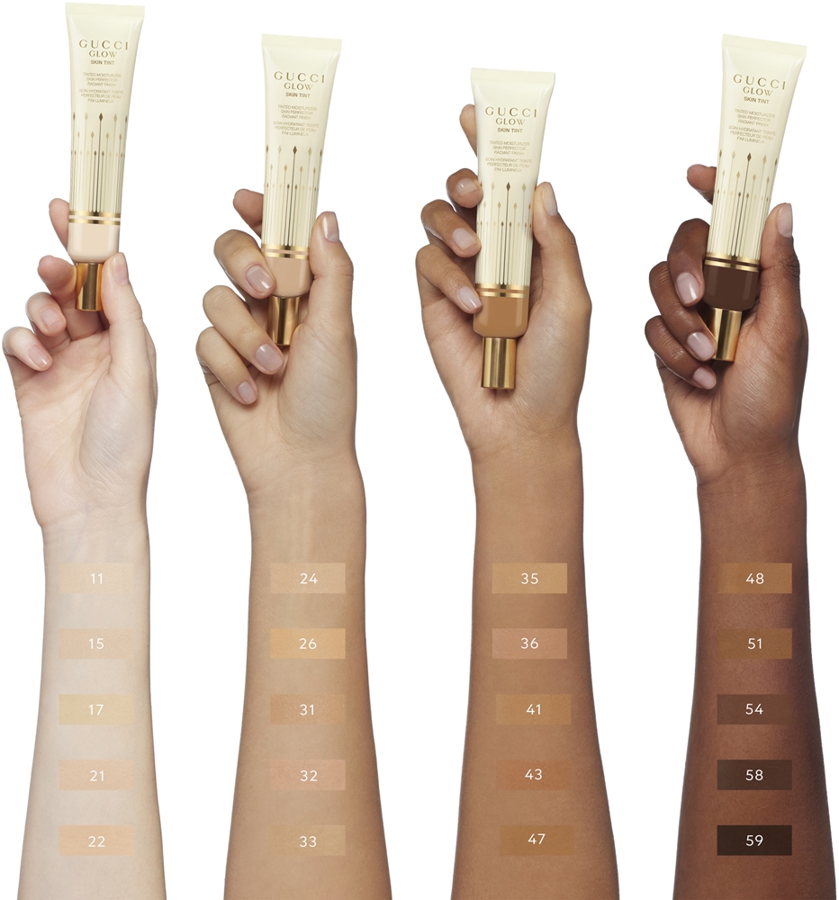 Gucci Gucci Beauty Glow Skin Tint Moisturizer crème teintée hydratante ...