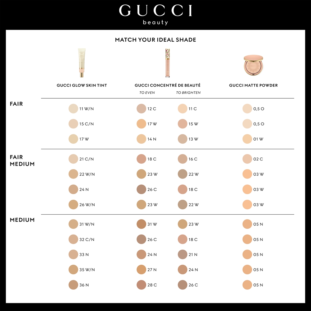 Gucci Gucci Beauty Glow Skin Tint Moisturizer crème teintée hydratante ...