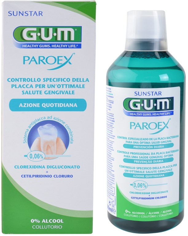 G.U.M Paroex elixir bocal contra parodontose | notino.pt