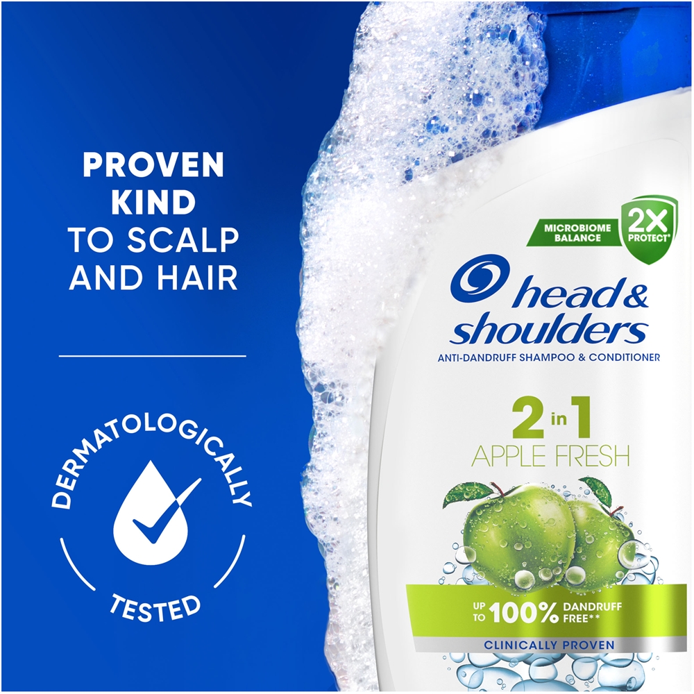 Head & Shoulders Apple Fresh Shampoo gegen Schuppen 2 in 1