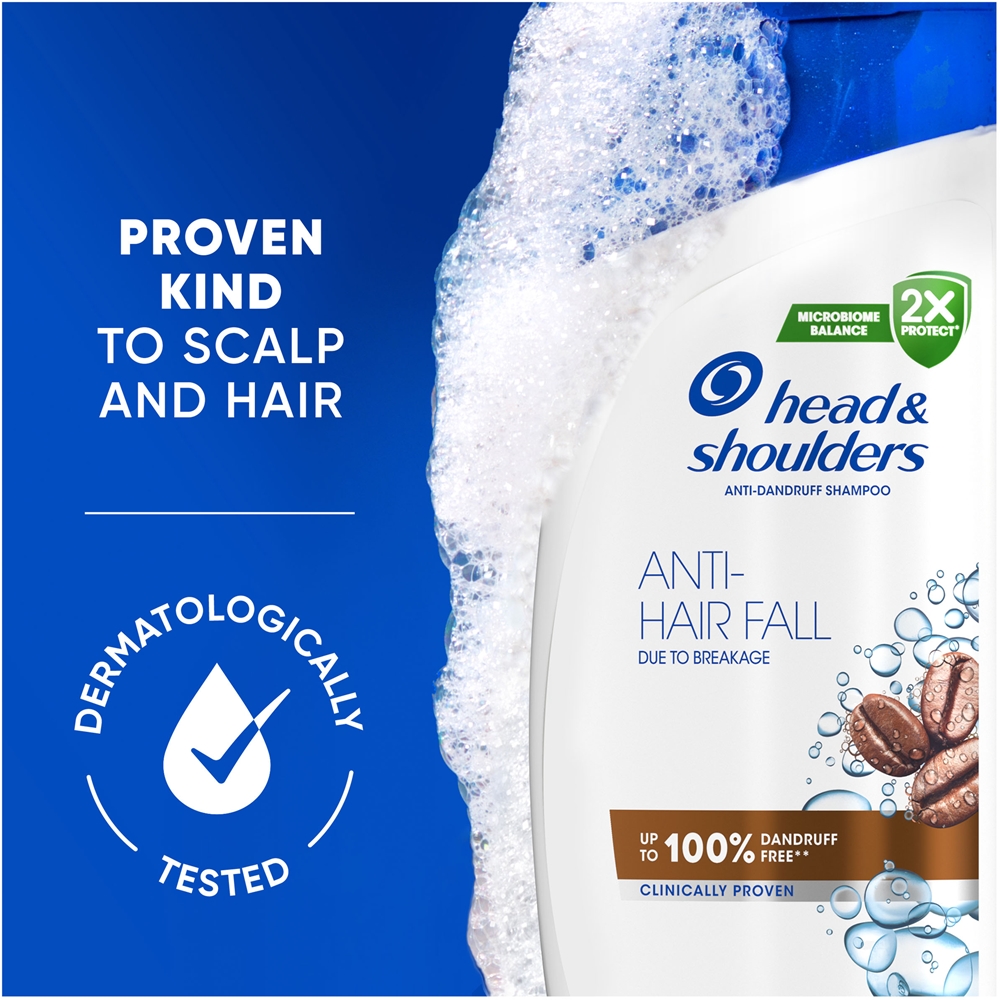 Head & Shoulders Anti Hair Fall anti-dandruff shampoo with caffeine ...