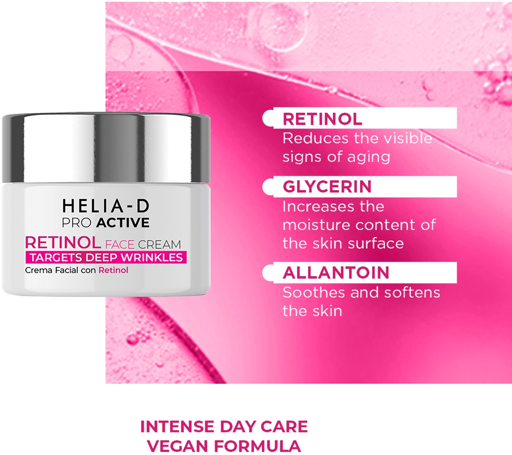 Helia-D Pro Active Retinol Pretgrumbu krēms ar retinolu | notino.lv