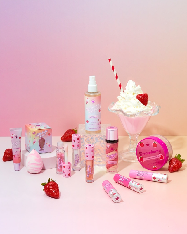 I Heart Revolution Milkshake Strawberry Shimmer brightening setting ...