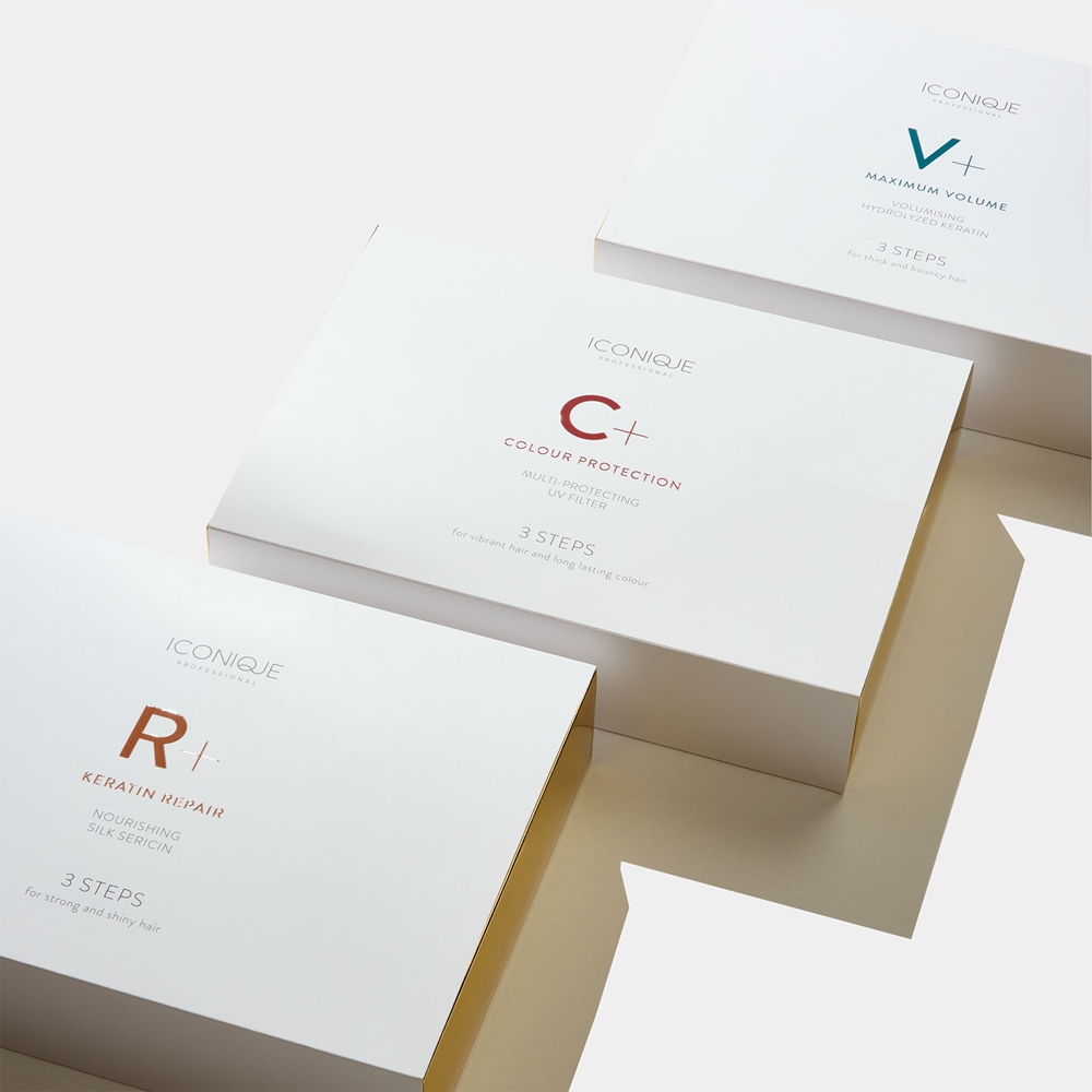 ICONIQUE Professional C+ Colour Protection 3 steps for vibrant hair and ...