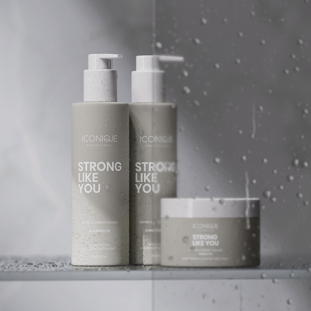 ICONIQUE Professional STRONG LIKE YOU Repair & Strengthening Set sada ...