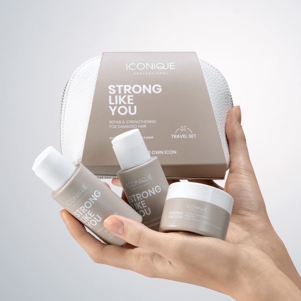 ICONIQUE Professional STRONG LIKE YOU Repair & Strengthening Set ...