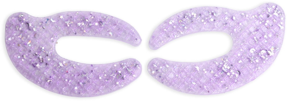 IDC Institute C Shaped Glitter Eye Purple Eye Contour Mask | notino.ie