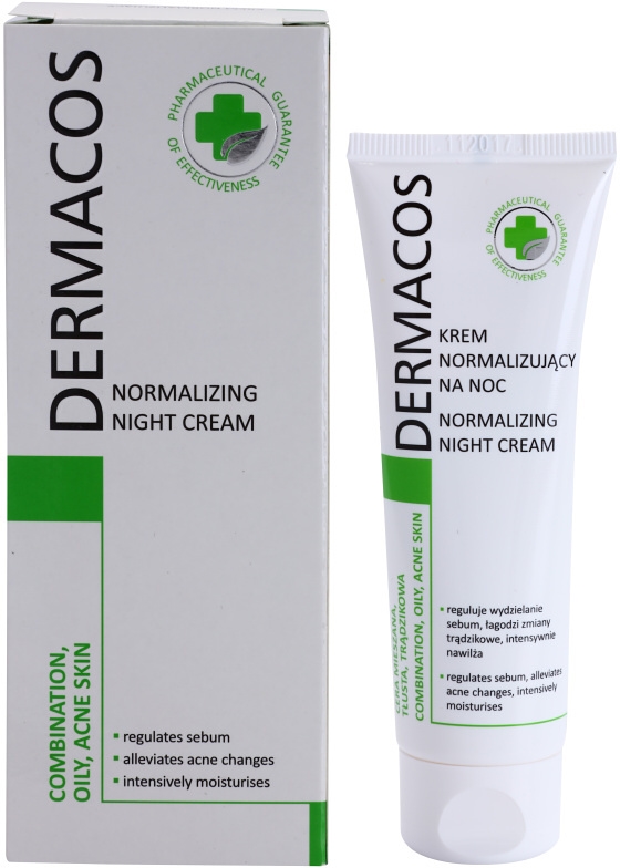 Ideepharm Dermacos Combination Oily Acne Skin crema notte per la regolazione del sebo | notino.it