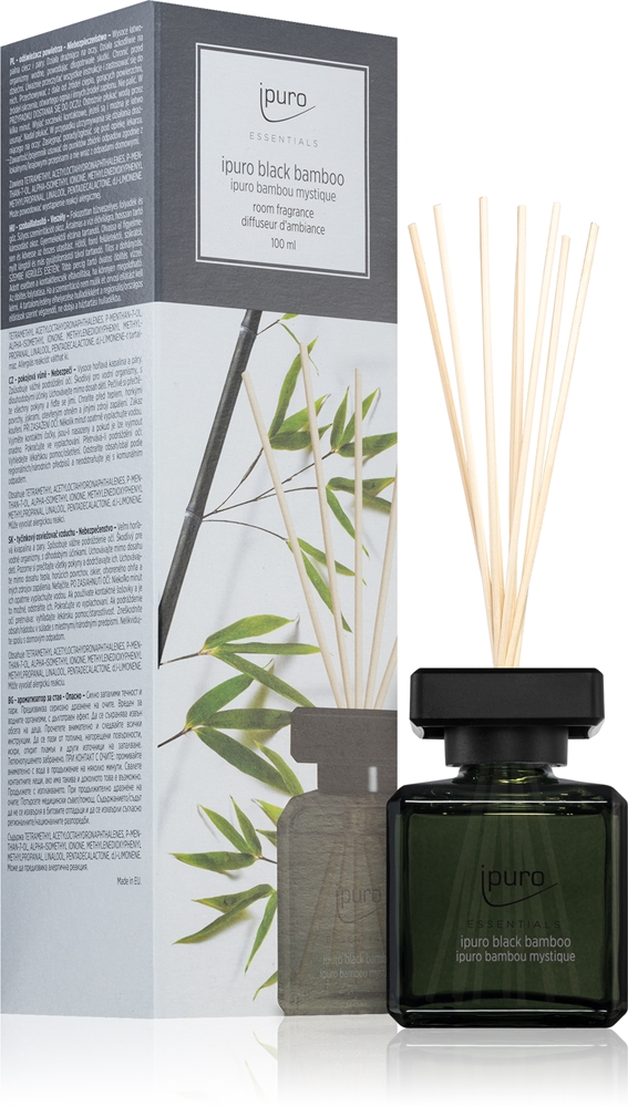 ipuro Essentials Black Bamboo aroma diffuser with refill | notino.co.uk