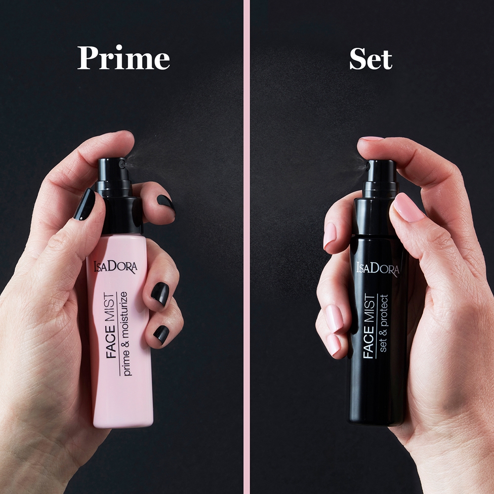 IsaDora Face Mist Prime & Moisturize Foundation-Spray unter dem Make-up