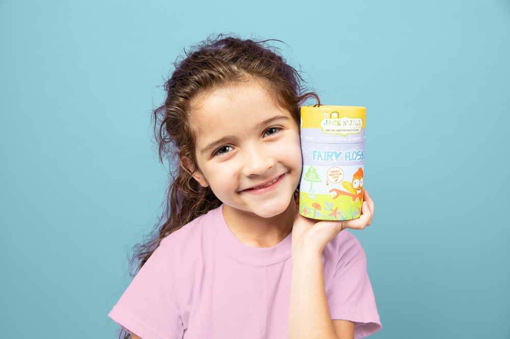 Jack N’ Jill Fairy Floss stuzzicadenti con filo interdentale per ...