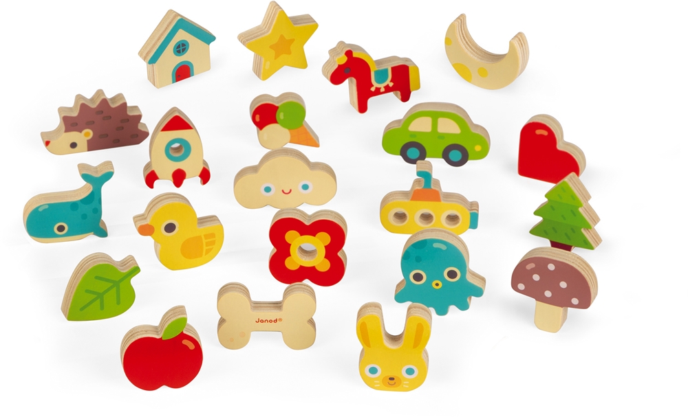 Janod Memory Touch Memory en bois | notino.be