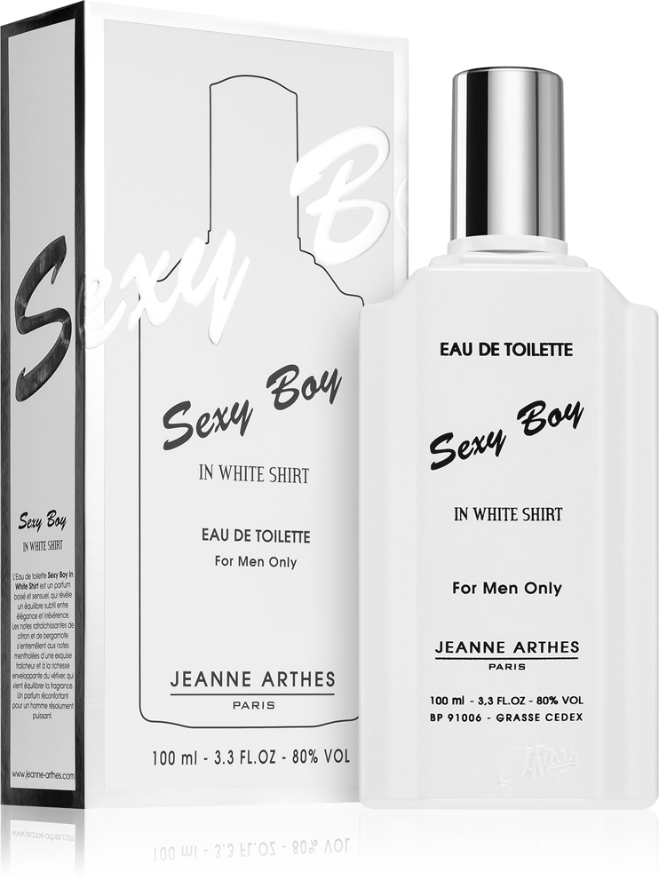 Jeanne Arthes Sexy Boy White Shirt Eau de Toilette für Herren