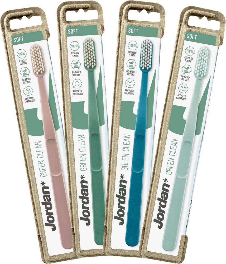 Jordan Green Clean Soft Toothbrush | notino.ie