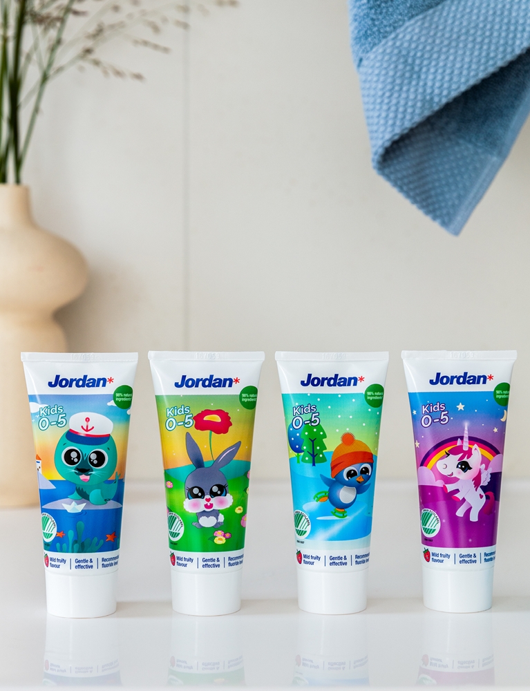 Jordan Toothpaste Kids 0-5 years паста за зъби за деца | notino.bg
