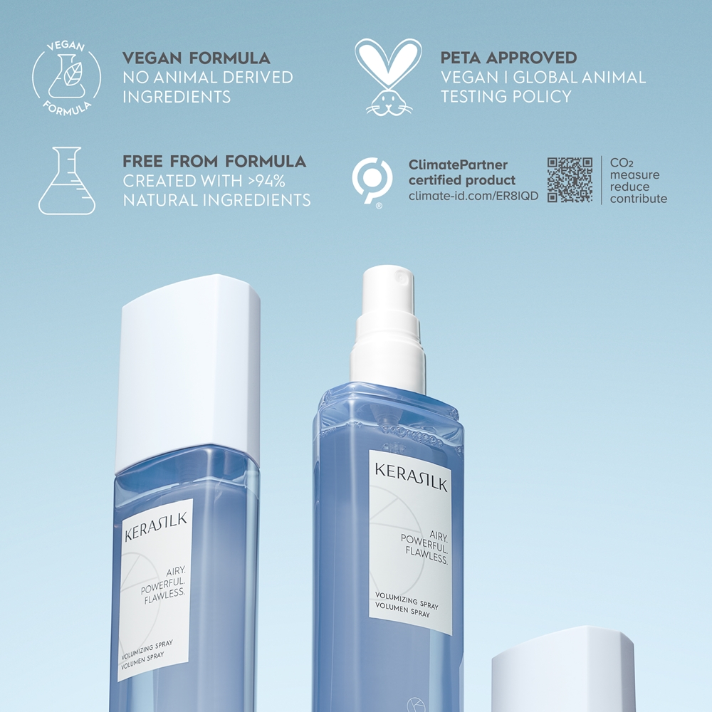 KERASILK Specialists Volumizing Spray Volume Spray for fine hair and ...