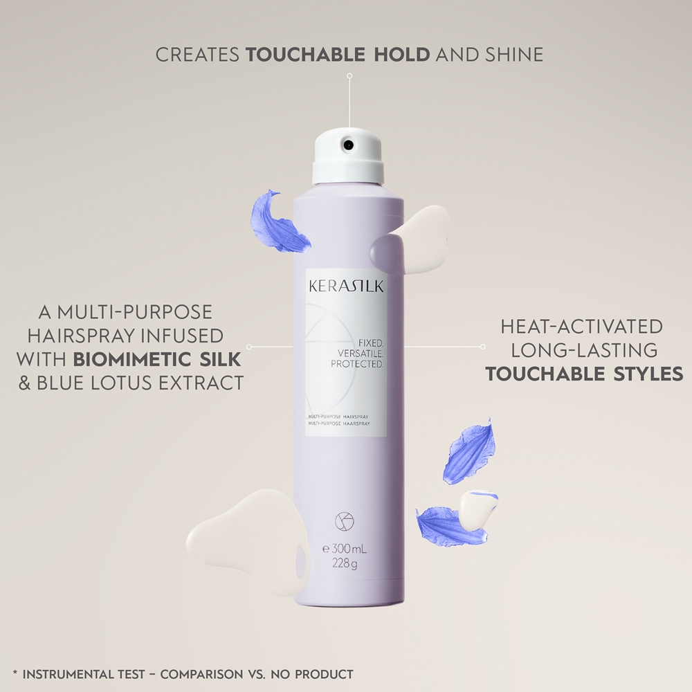 KERASILK Styling Multi-Purpose Hairspray spray de définition pour ...