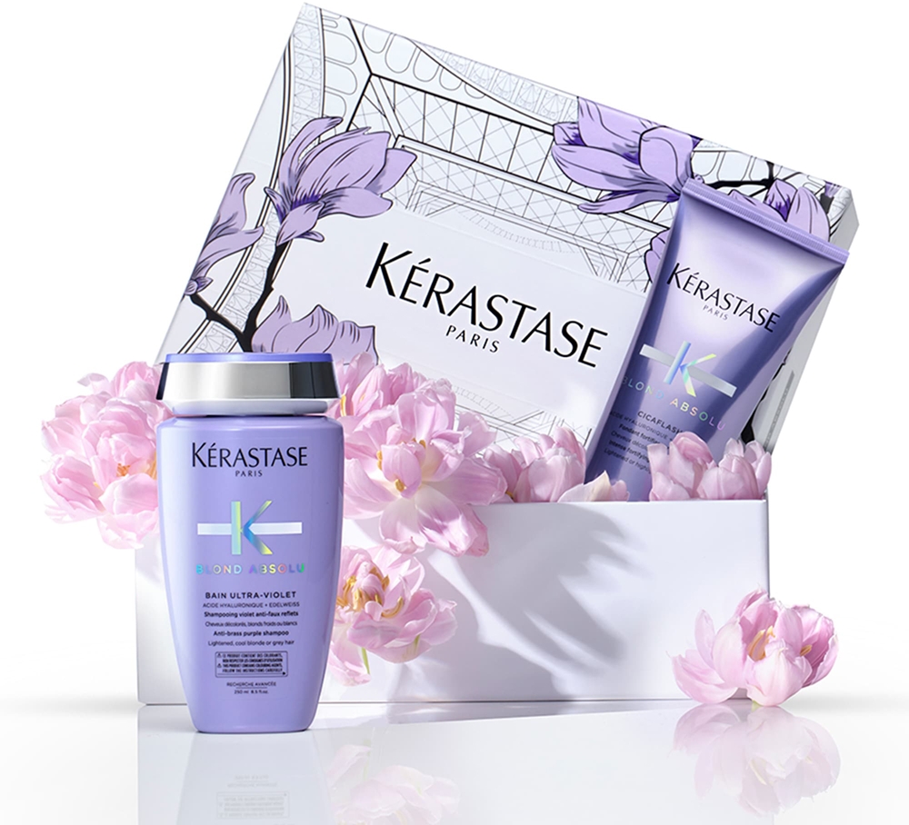 Kérastase Blond Absolu Spring Gift Set (for lightened, cool blonde hair ...
