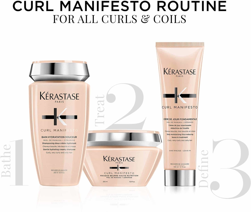 Kérastase Curl Manifesto coffret cadeau pour cheveux bouclés et frisés ...