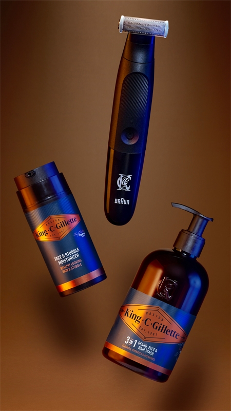 Gillette King C. Face & Stubble Moisturizer moisturising face and beard ...